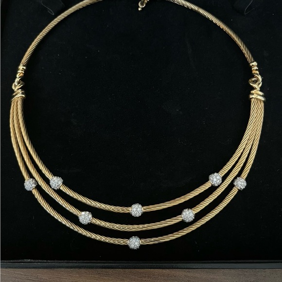 David Yurman | Jewelry | David Yurman 8k Necklace 16 Inch With Diamond ...